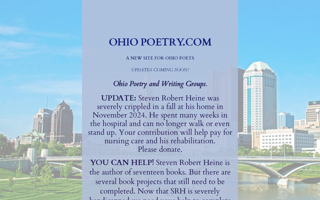 Ohio Poetry dot com.
